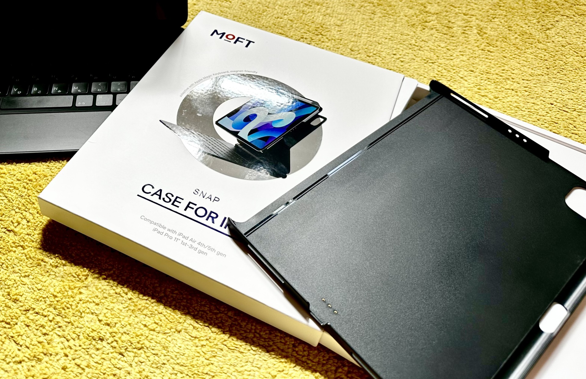 Magic Keyboard対応のMOFT（モフト）Snapケースをレビュー！iPad ProやAirをケースをつけたままマジックキーボードを使いたい方におすすめ！
