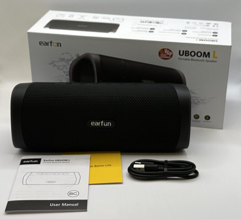 【UBOOM L レビュー】EarFunのコスパ最強28Wワイヤレススピーカーの音質は？使用感を徹底解説！
